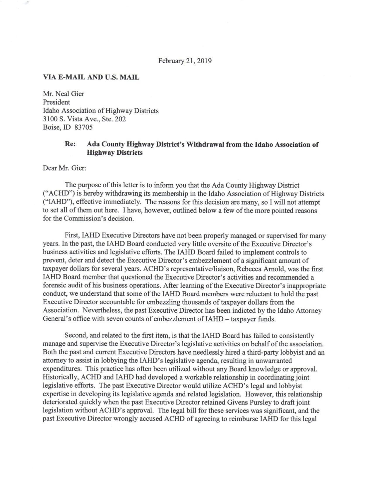 Withdrawal Letter Idahopress