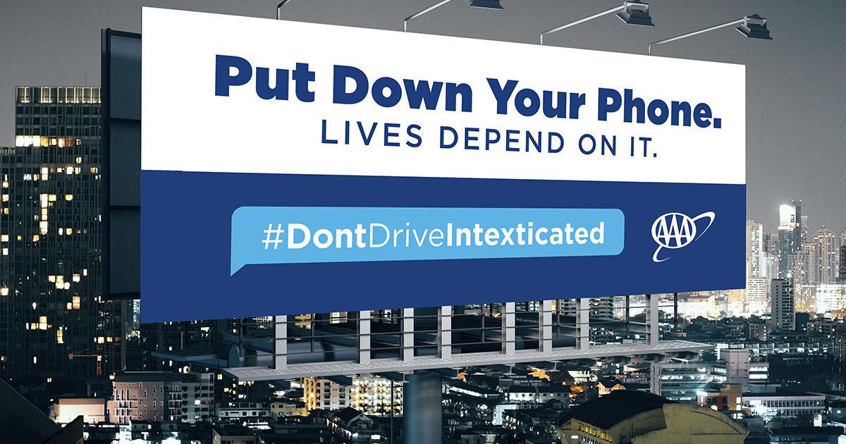 New AAA campaign Don't Drive Intoxicated, Don't Drive ‘Intexticated ...