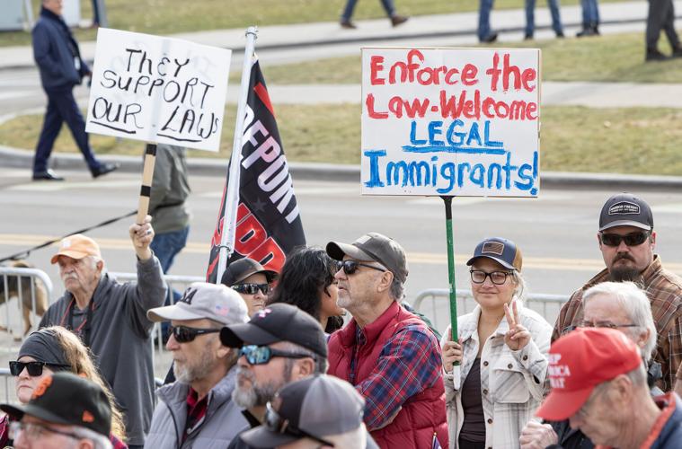 'Idaho Stands with ICE' rally sees hundreds at Idaho State Capitol as ...