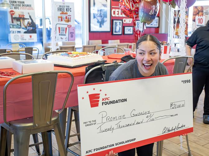 Caldwell student receives life-changing scholarship from KFC Foundation ...