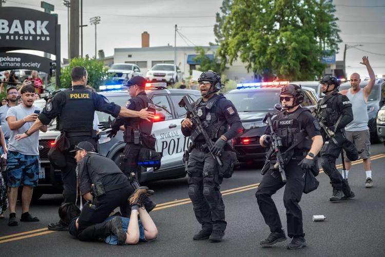 Dozens arrested at immigration protest in Spokane sparked by arrest of ...