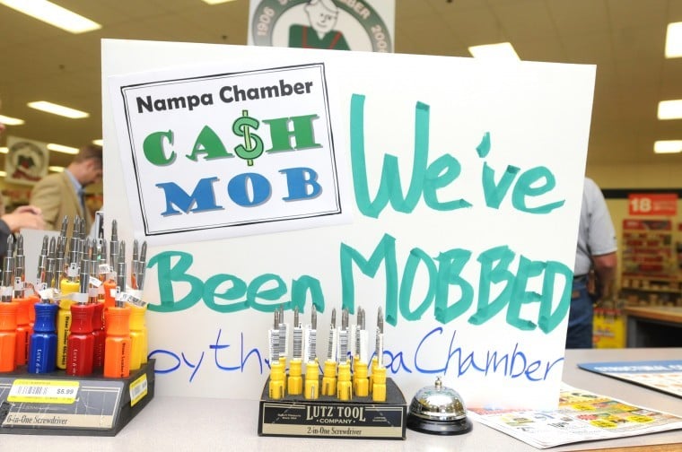 Nampa Chamber of Commerce cash mob hits businesses | Local News ...