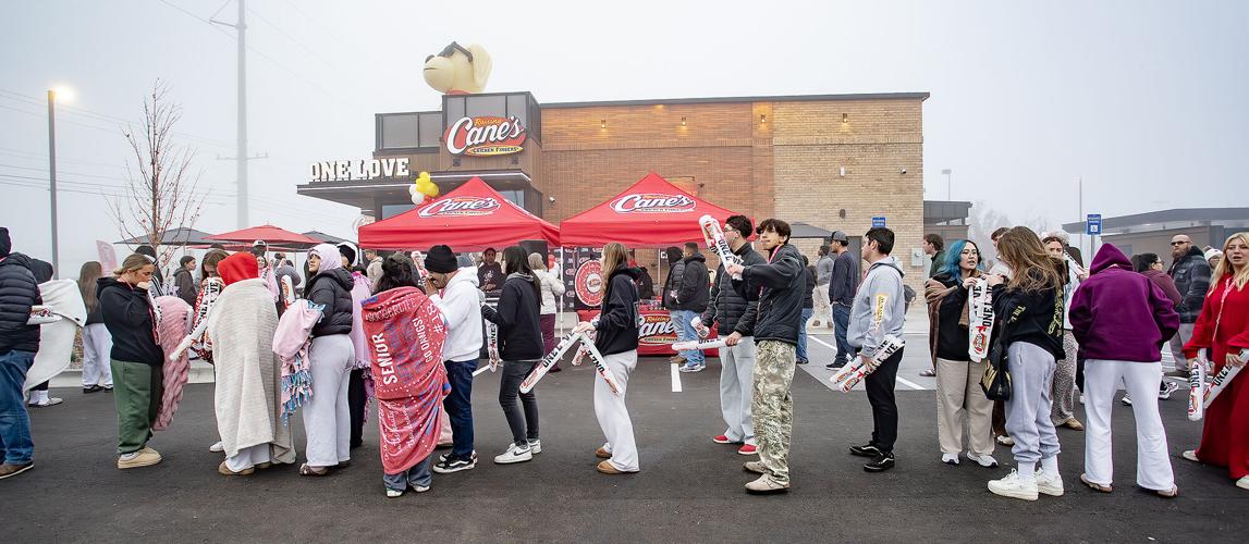Hundreds line up for Idaho’s first Raising Cane’s in Meridian | Local ...