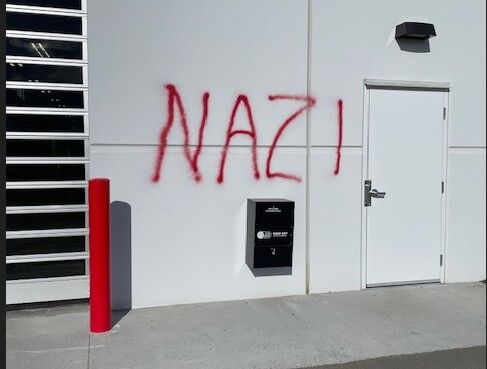 Meridian Tesla dealership, vehicles vandalized overnight; ‘Nazi’ spray ...