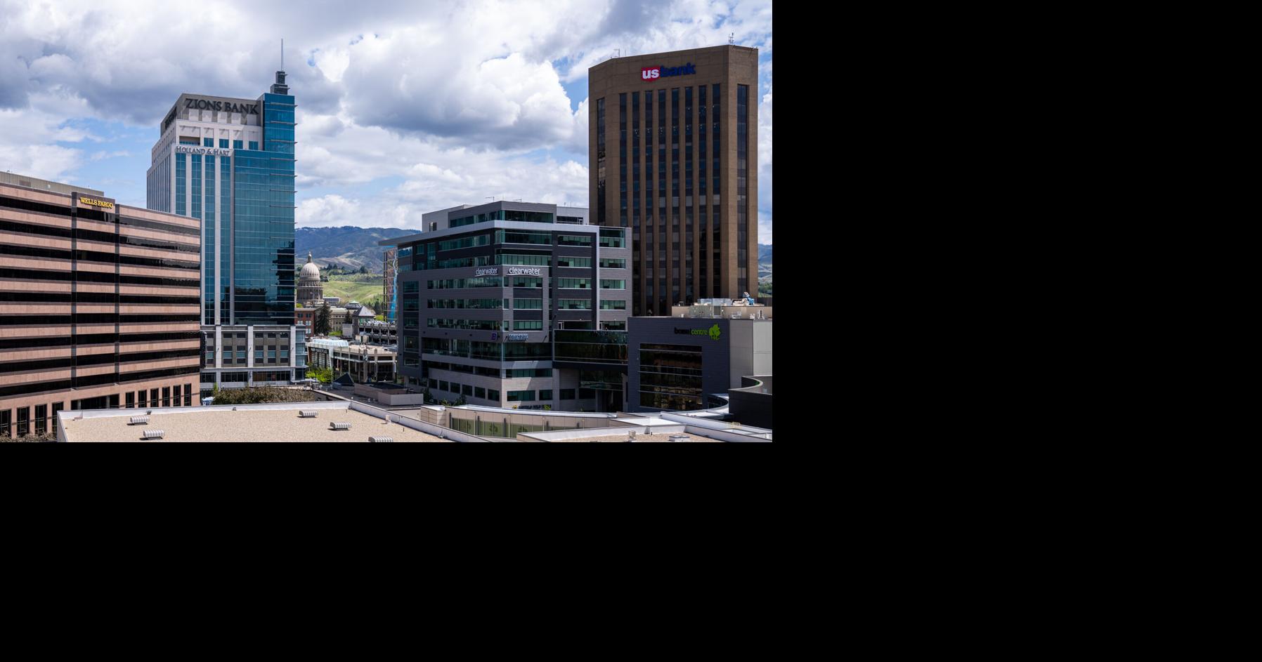 Construction of Zions Bank building exemplifies downtown Boise ...