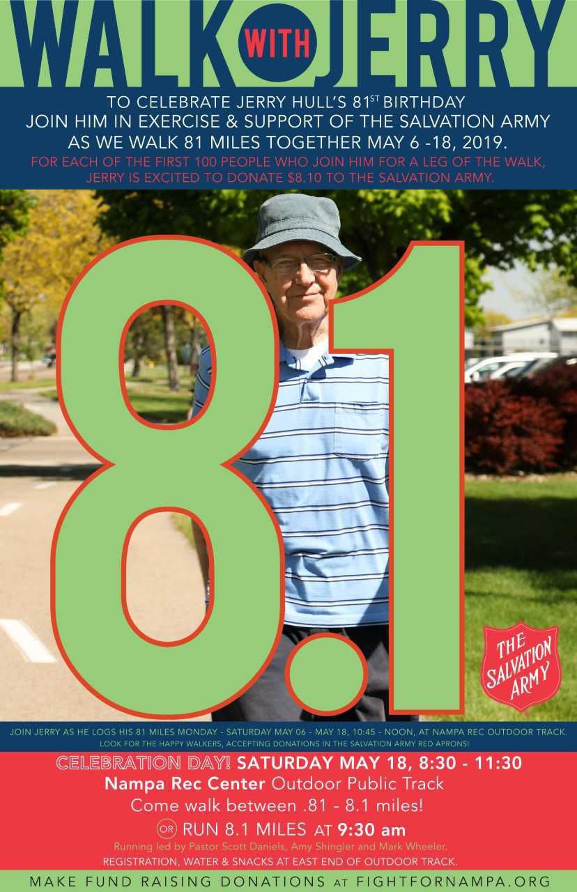Jerry Hull walks it off for the Salvation Army | Money | idahopress.com