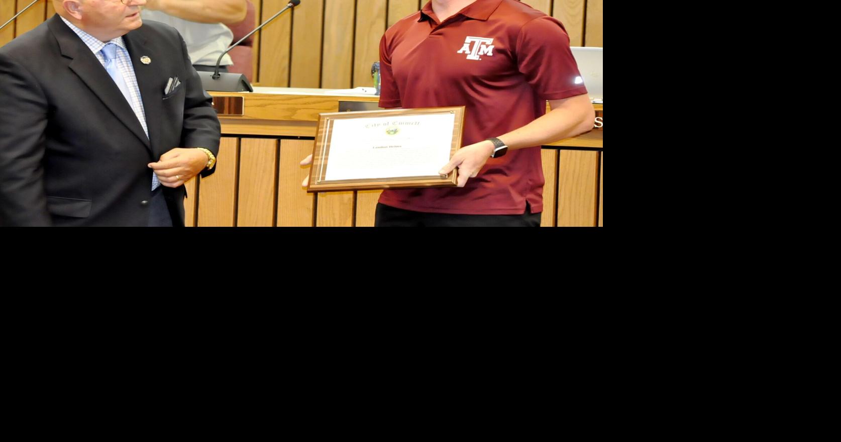 Helms presented with Gem award prior to National meet | Local Sports ...