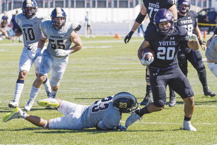 Yotes hit on offense, defense in 41-0 rivalry win against Eastern ...