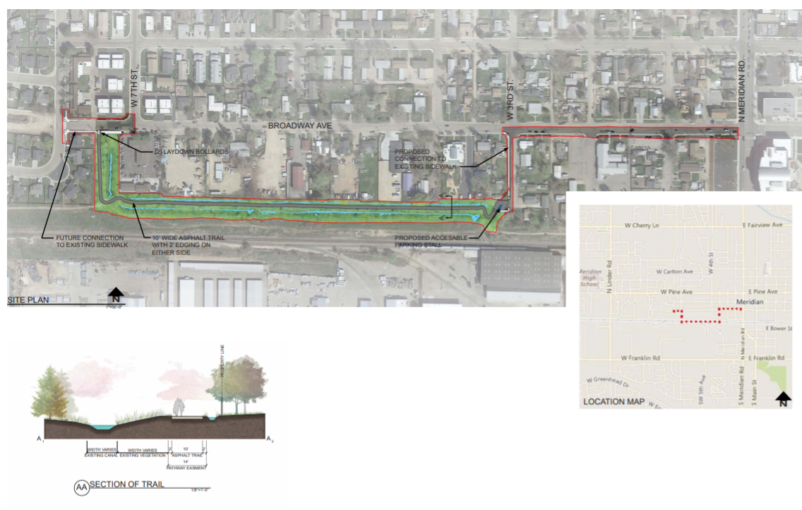 Rails with trails project sees movement in Meridian; 35-mile pathway ...