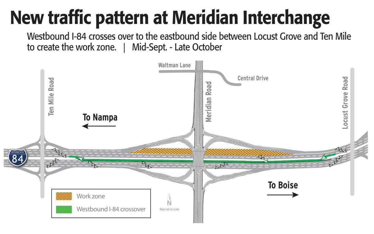 Map of new traffic pattern
