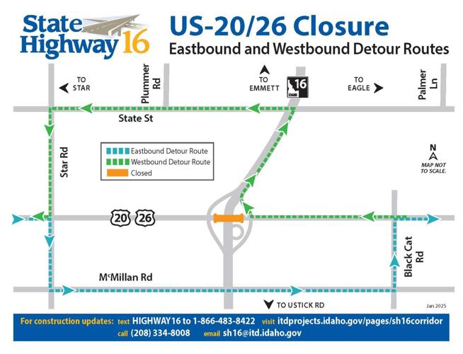 Commuters facing lane restrictions and closures on SH-16 and Chinden | Local News | idahopress.com