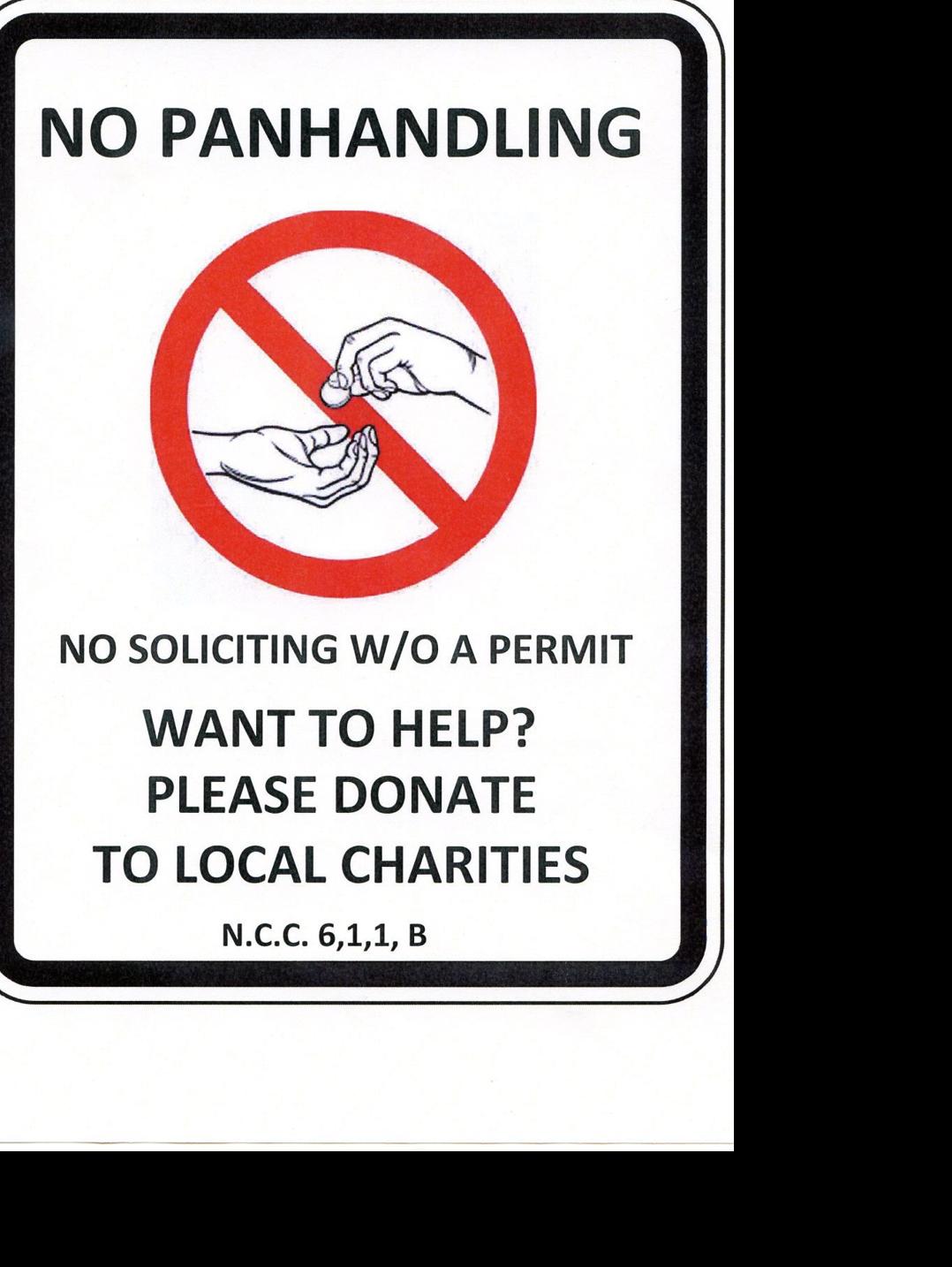 Anti-panhandling signs move forward despite resident opposition | Local ...