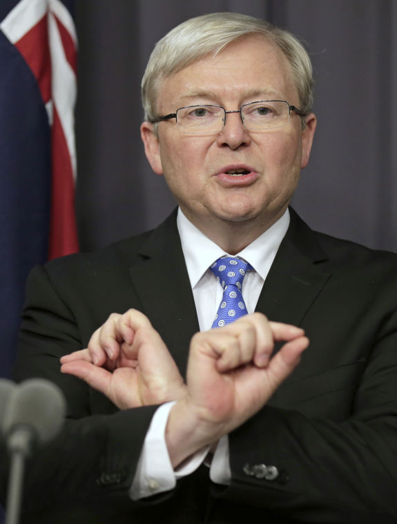 Kevin Rudd sworn in as Australian prime minister | National News ...