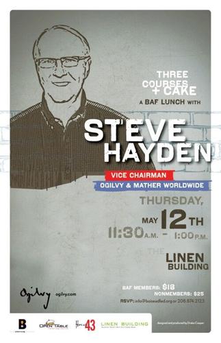 Have Three Courses and Cake with Advertising Guru Steve Hayden | Arts ...