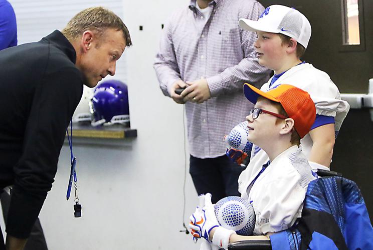 Boise State football team welcomes two St. Luke's patients as 'Broncos ...