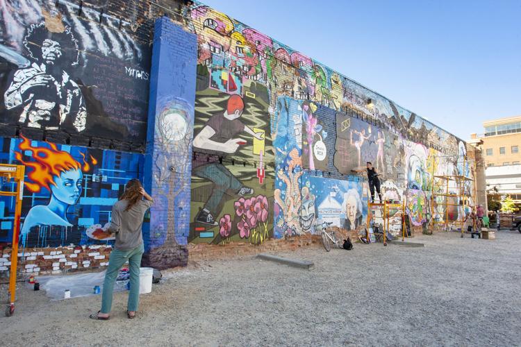Putting paint to the walls, Freak Alley reborn in new chapter | Local ...