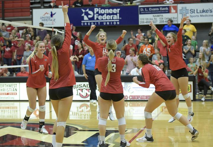 NNU volleyball keeps undefeated season alive with win over No. 21 ...