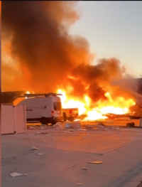 Meridian house goes up in flames after reported explosion | Local News ...