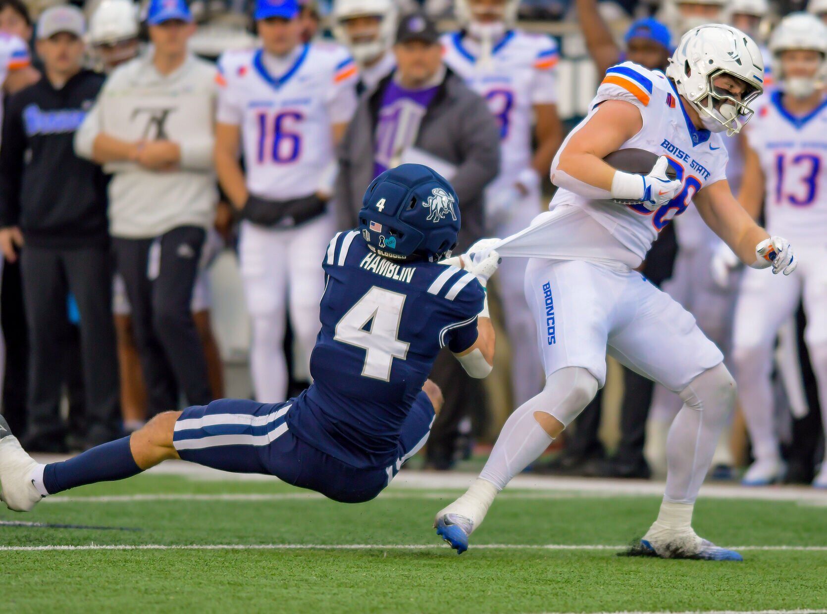 Physical play leads Wagner to end zone for first time as a Bronco ...