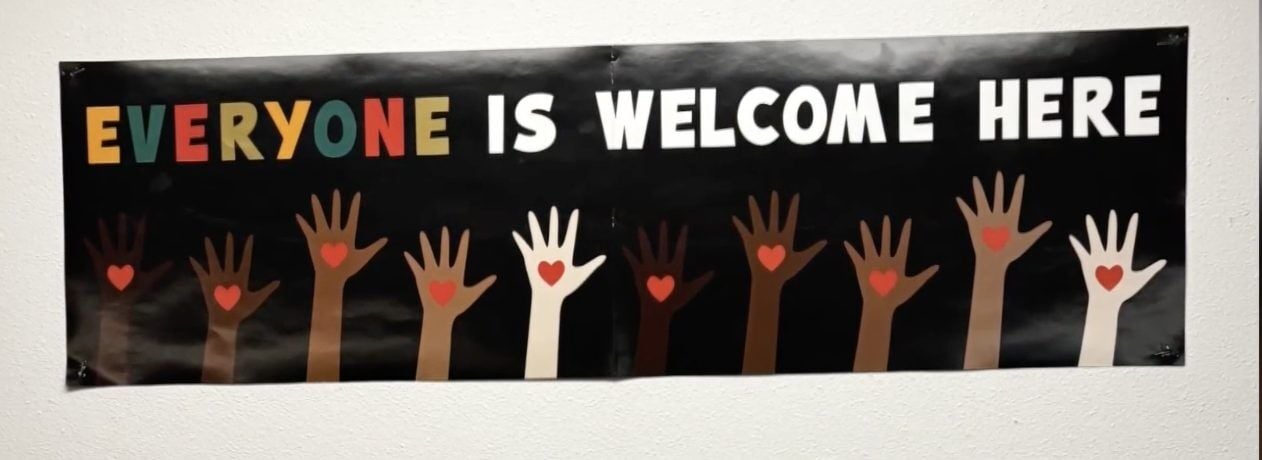 Attorney general: 'Everyone is Welcome Here' sign cannot be displayed ...