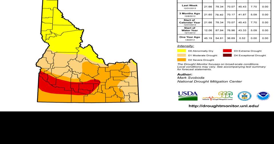 Idaho among U.S. states named in drought emergency | State news ...