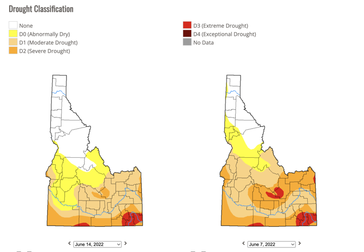 'Huge boost': Storms move Ada, most of Canyon off 'moderate drought ...