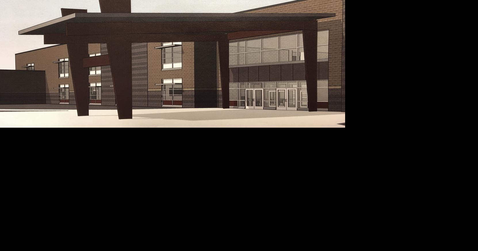 New high school design plans presented to school board | School ...