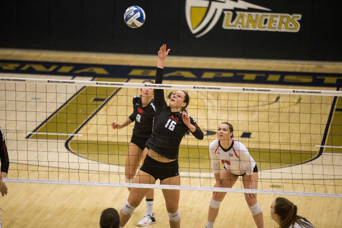 NNU volleyball beats familiar opponent in first round of NCAA ...
