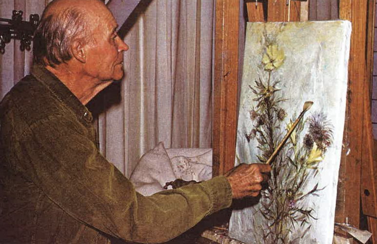 Paintings by local artist Archie Boyd Teater on display in downtown ...