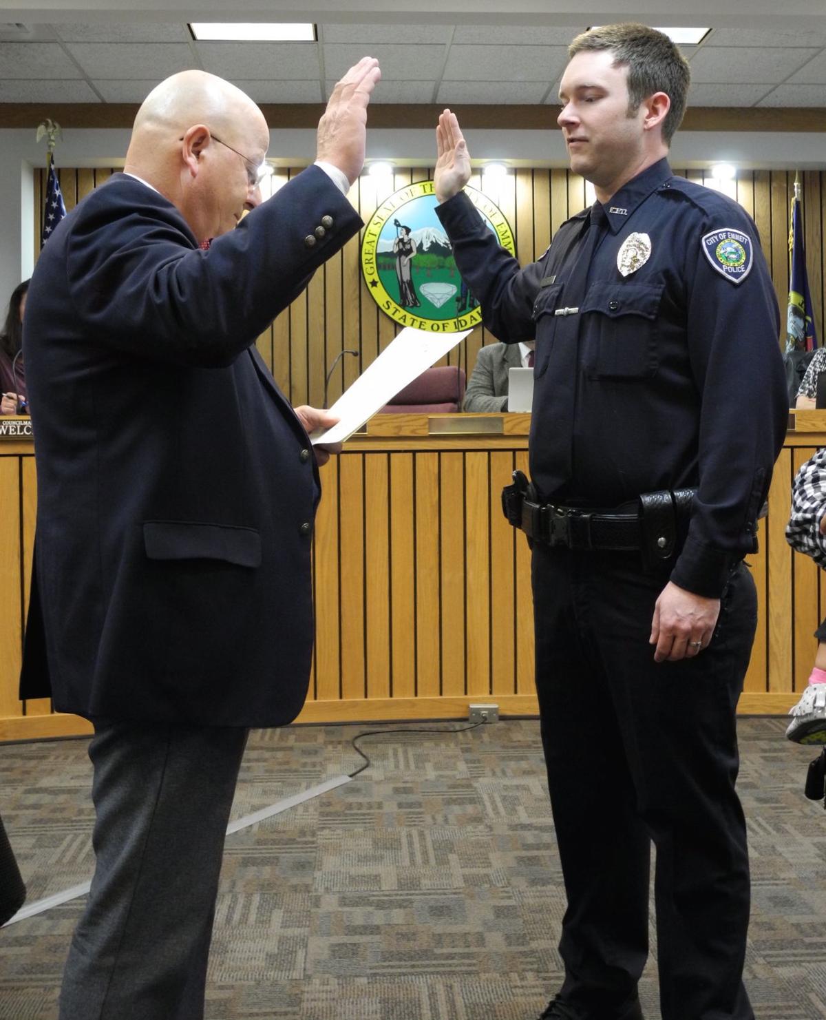 New police officer sworn in | Local News | idahopress.com