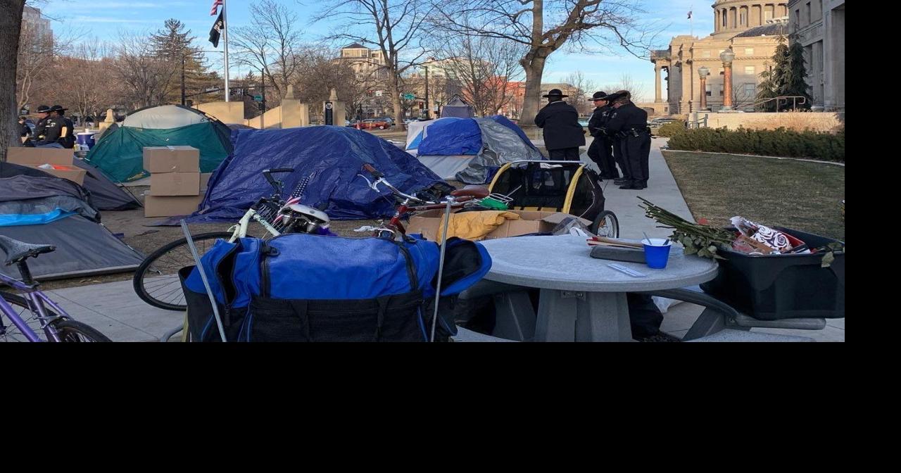 ISP confiscates property, makes arrests at unhoused protest near ...