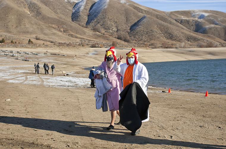 Polar plunge goes virtual, but still brings some to Lucky Peak | Local ...