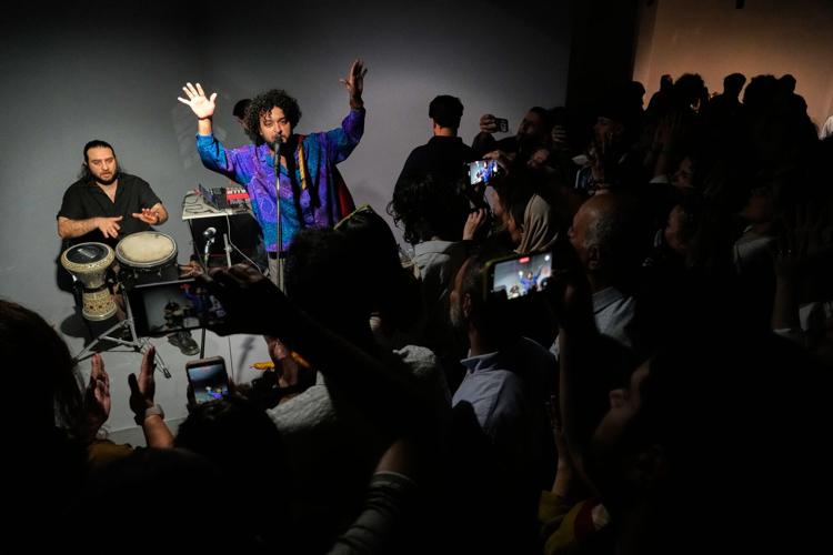 Photos of live music stirring back to life in Tehran as a ceasefire ...