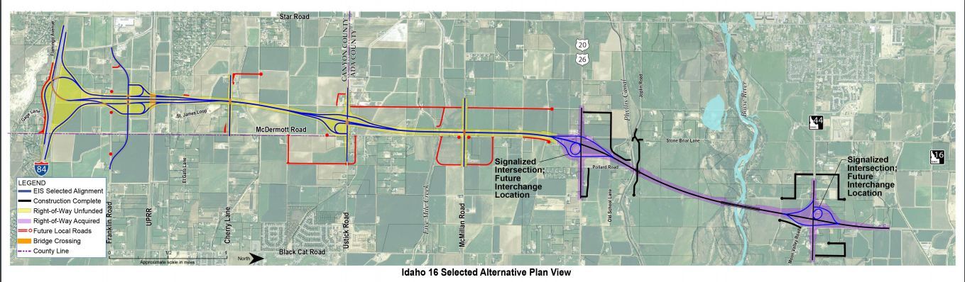 ITD plans projects on I-84, Highway 20-26, Highway 16 in coming years ...