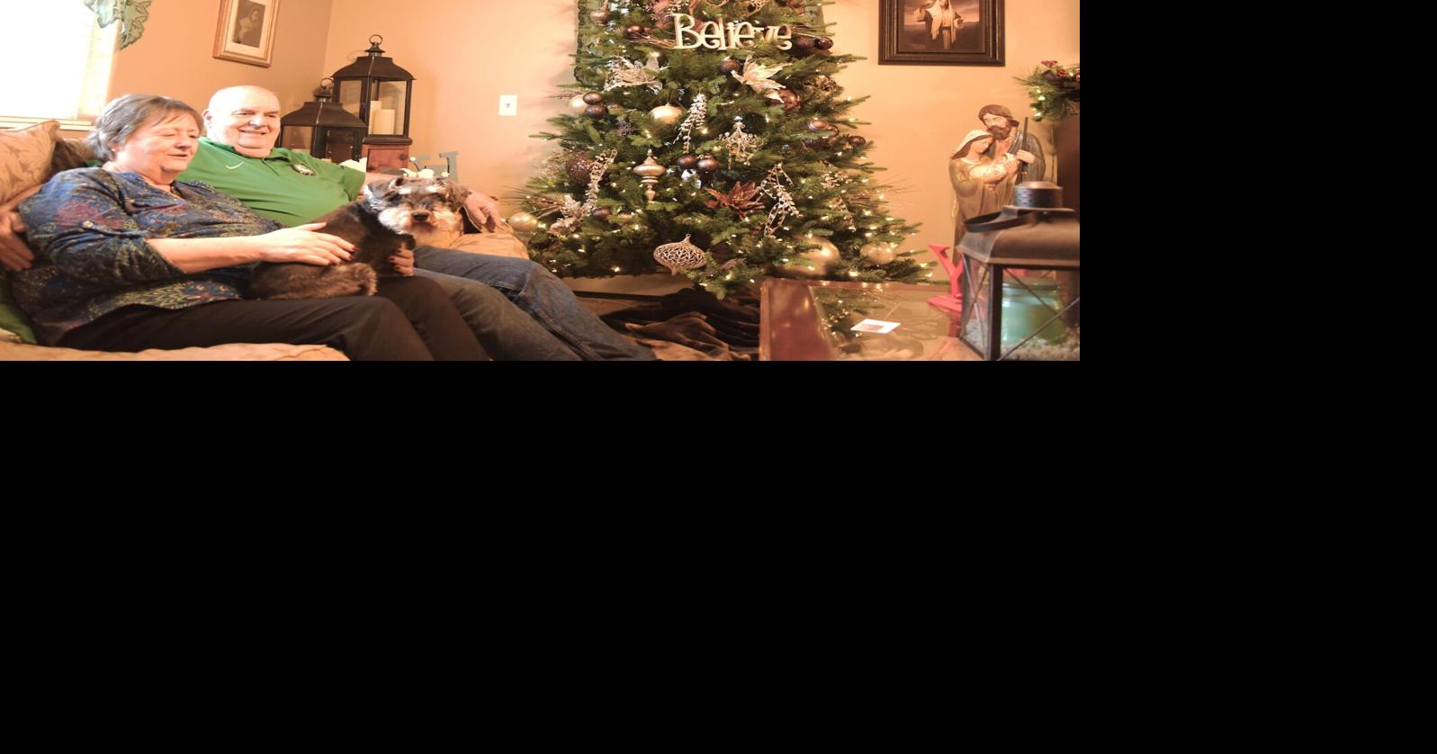 Chapman homestead: Trees, nativities, snowmen, Santas and family ...
