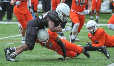 On an island: Experienced cornerbacks Anthony Ricks, Caleb Brown hope ...