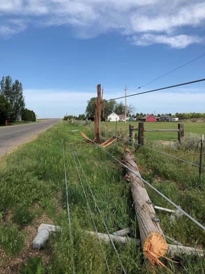 Powerful storm downs 38 power poles Saturday in Aberdeen and American ...
