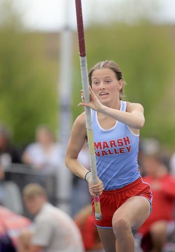 Marsh Valley's Lydia Townsend grinds out back-to-back state pole ...