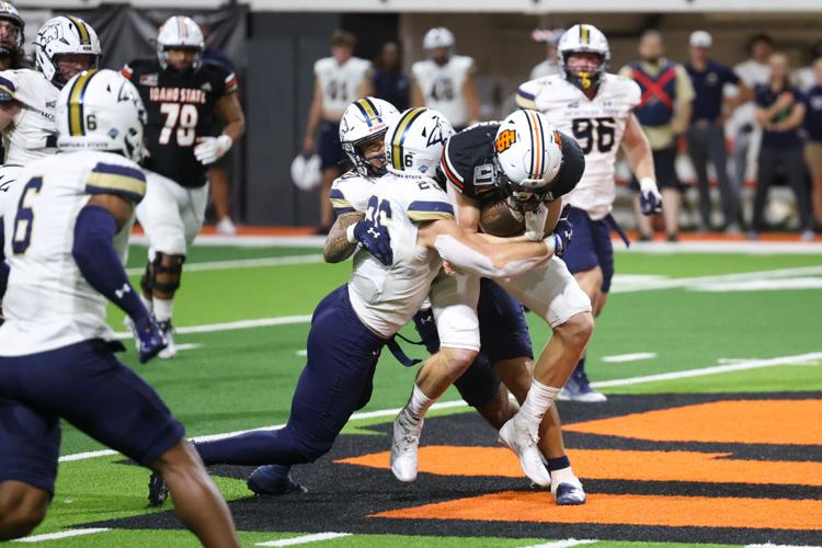 Photos of ISU vs. Montana State football game at ICCU Dome in Pocatello ...