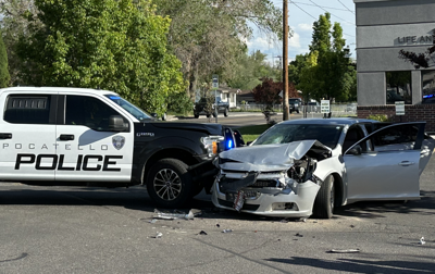 Chase ends with hit-and-run suspect colliding head-on with Pocatello ...