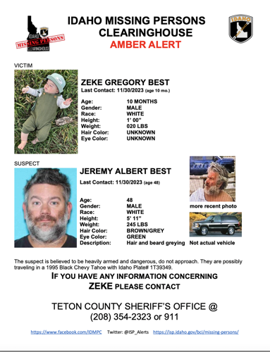 Manhunt Underway For Armed And Dangerous Suspect Amber Alert Issued