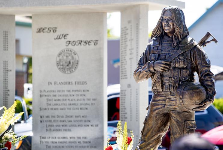 Carrie French honored with memorial statue in Caldwell | Local ...