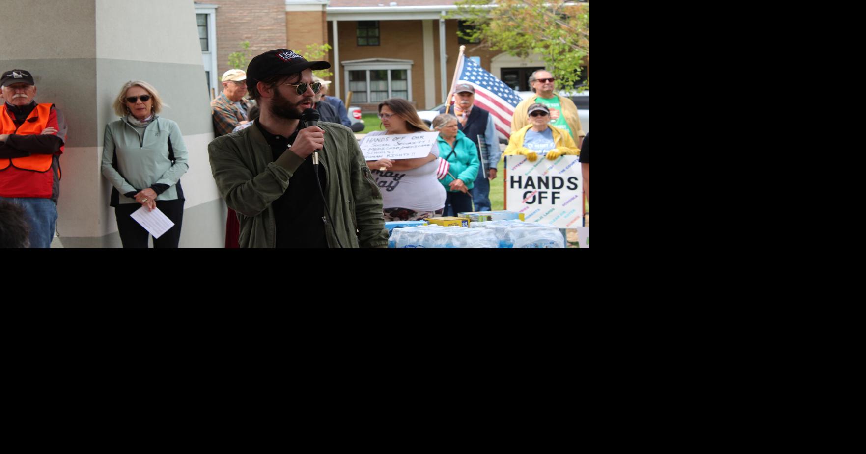 ‘Civic Duty Means Dissent’: Pro-democracy protest draws hundreds ...