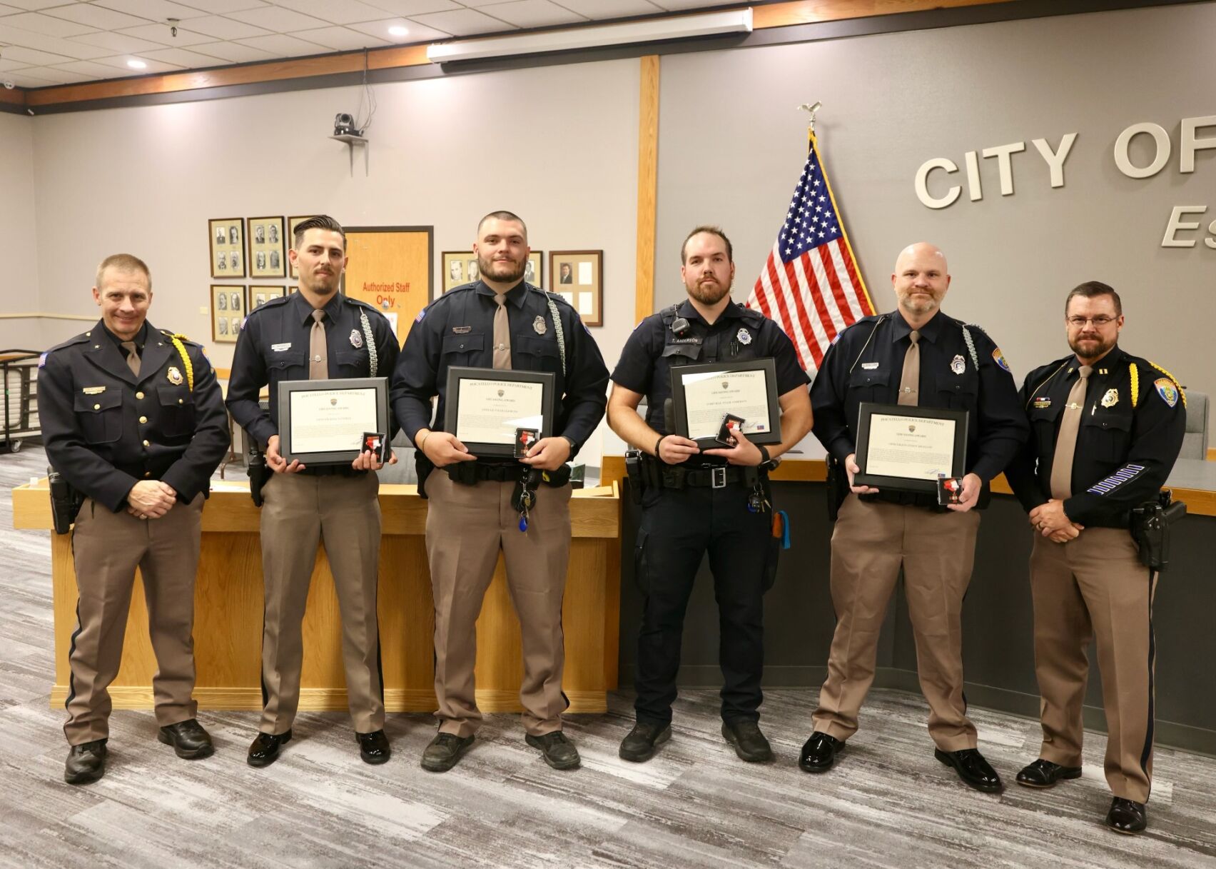 Pocatello Police Department honors officers who saved man from drowning ...