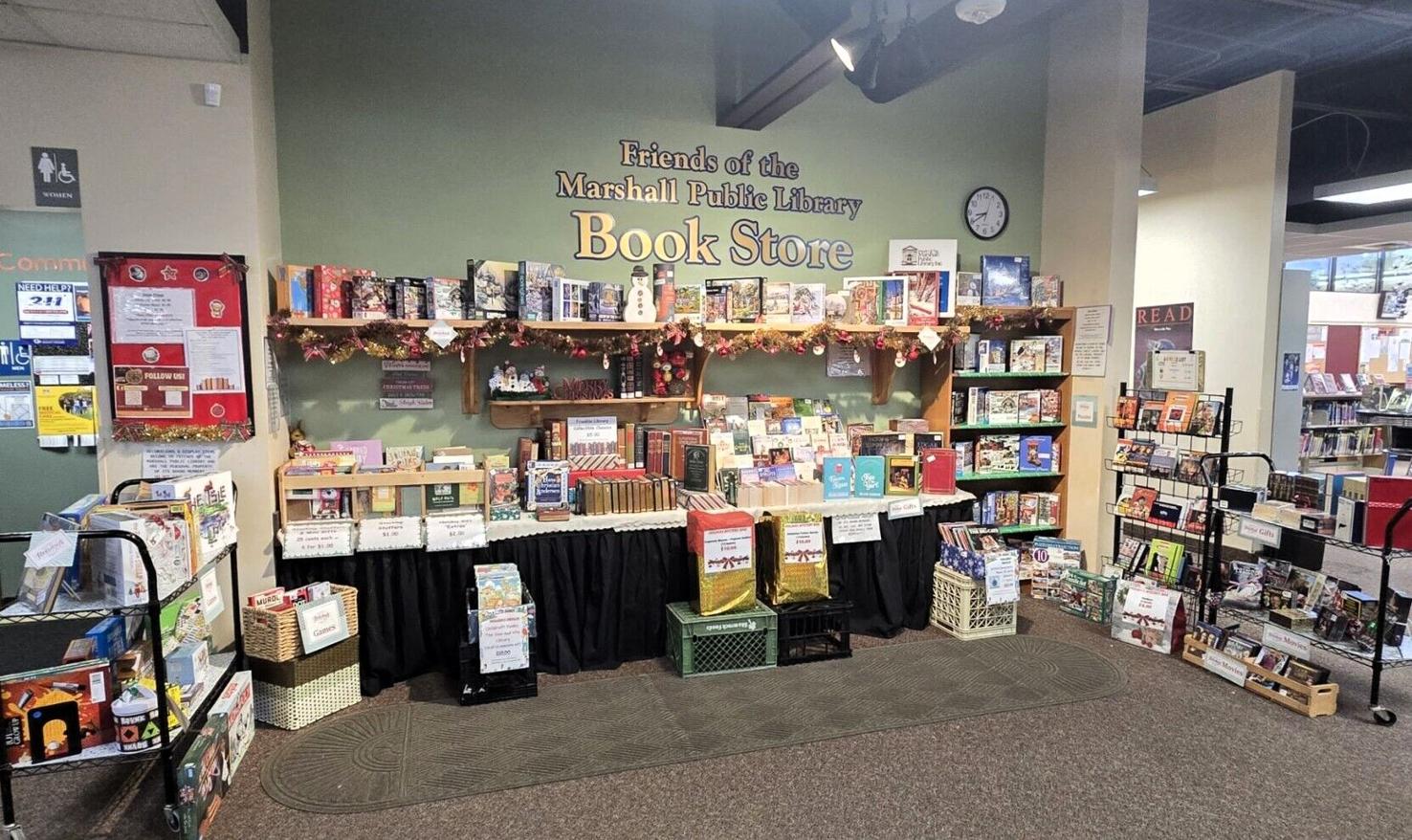 Marshall Public Library holiday gift store offers books, gifts for ...