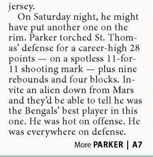 Parker delivers career night, but ISU loses to St. Thomas | Sport ...