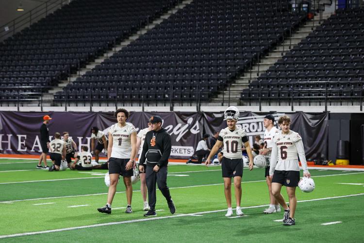 Photos of ISU Spring Football practice at the ICCU Dome in Pocatello | Isu | idahostatejournal.com