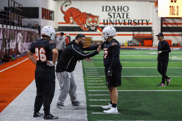 Photos of ISU Spring Football practice at the ICCU Dome in Pocatello | Isu | idahostatejournal.com