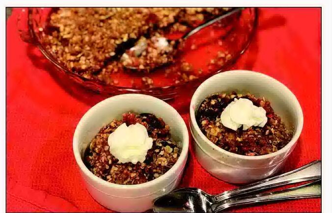 A sweet, crunchy dessert for your bounty of seasonal fruit | Gastronomy ...