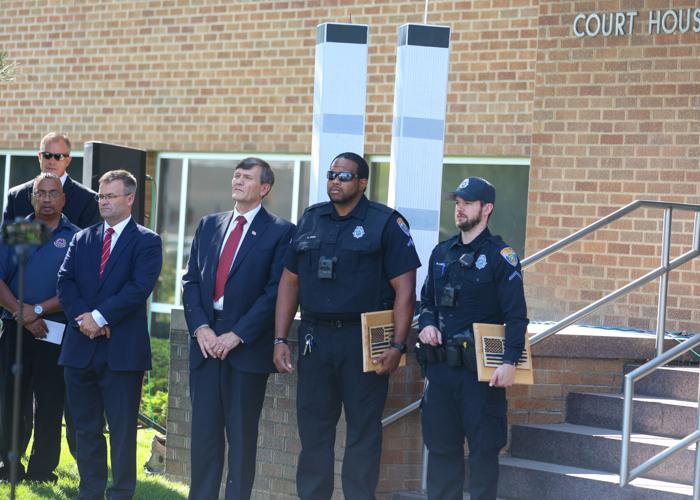 Photos of 9/11 commemoration ceremony at Bannock County Courthouse ...
